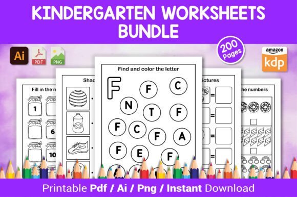Kindergarten Worksheets Printable - printablebloom.com