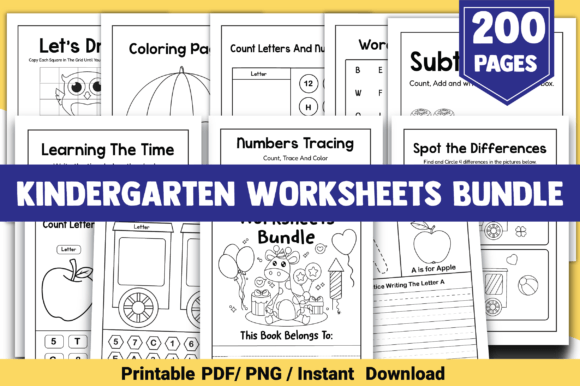 Kindergarten Worksheets Printable - printablebloom.com